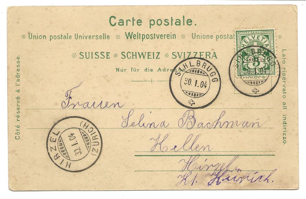 Gruss aus Horgen (ZH) tolle 8 Bild Litho - Shilbrugg 1904 (Gebraucht ...