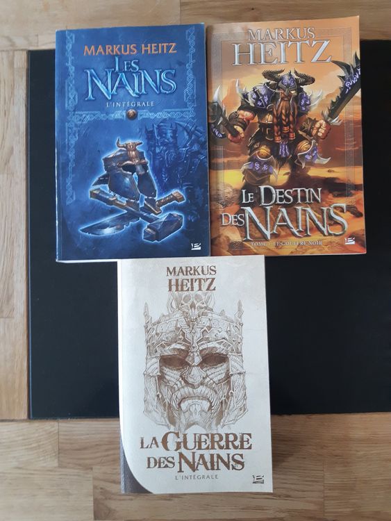 Markus Heitz - 3 tomes du cycle LES NAINS (D'occasion) à Belfaux pour ...