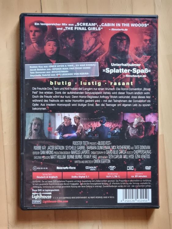 Blood Fest, DVD Splatter | Kaufen auf Ricardo