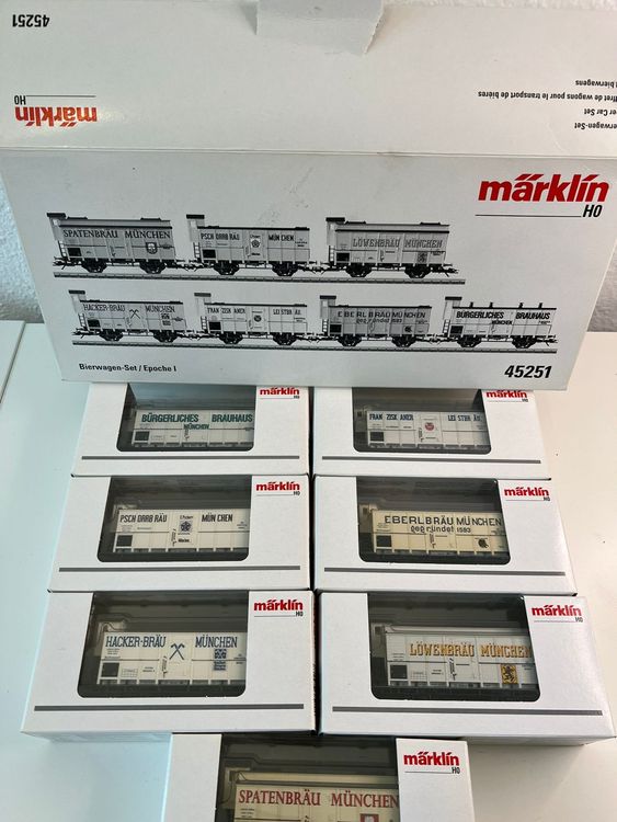 Märklin 45251 H0 Coffret de wagons à bière (Neuf avec emballage d ...