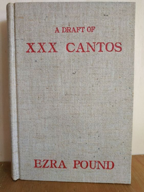 Ezra Pound Xxx Cantos 1930 Rarità Kaufen Auf Ricardo