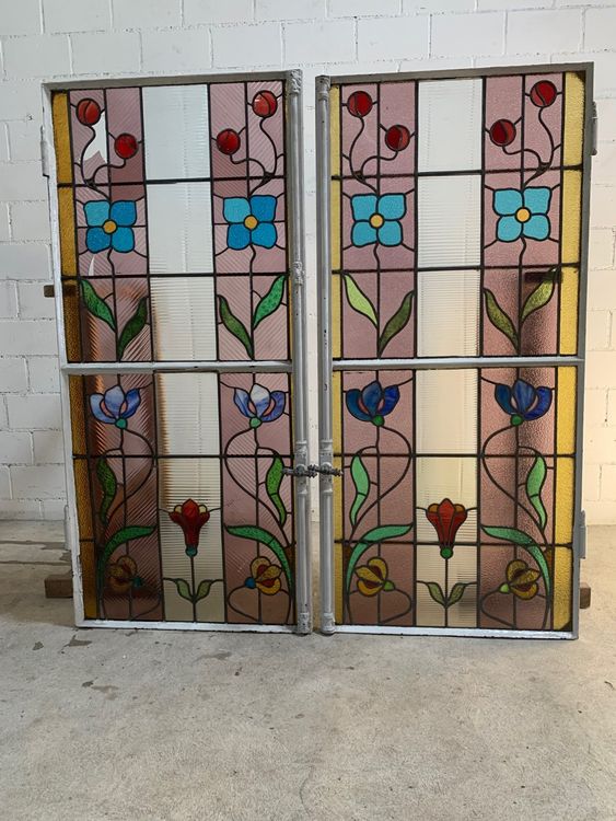 Buntglasfenster Bleiglasfenster Bleiverglasung Jugendstil (Gebraucht) in Wallisellen für CHF 650 ...