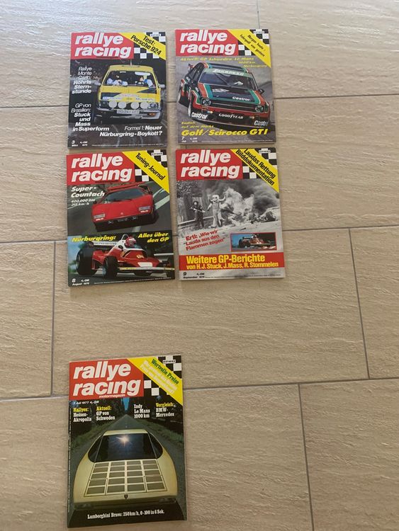 rallye racing 1976 und 1977 (Gebraucht) in Wohlen AG für CHF 15 – mit ...