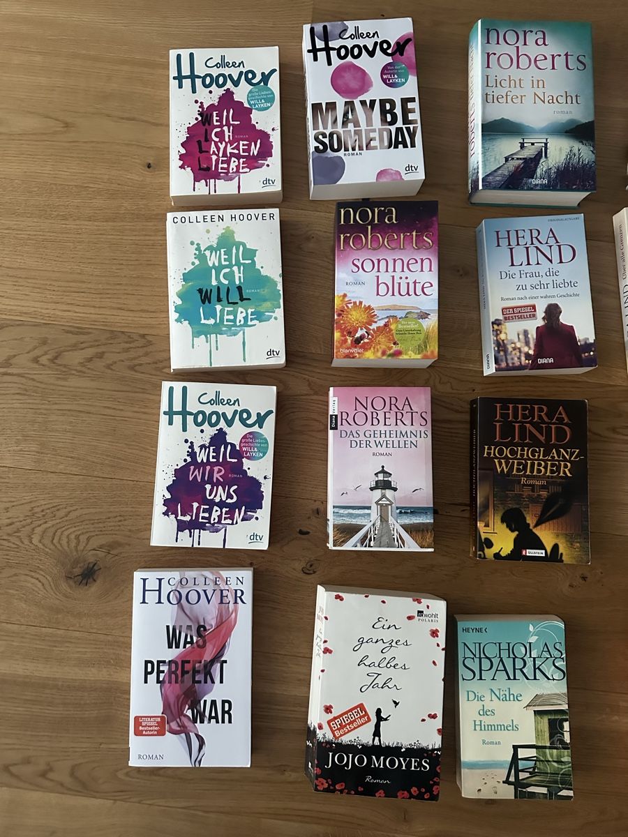 20 Romane von N. Roberts, H. Lind, C. Hoover, N. Sparks (Gebraucht) in ...