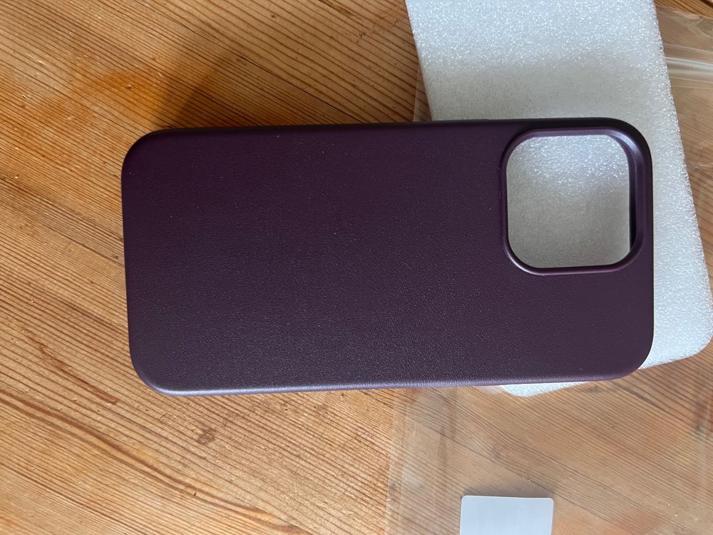 Leder Case iPhone 13 Pro MagSafe Schutzhülle - Dunkelrot | Kaufen auf ...