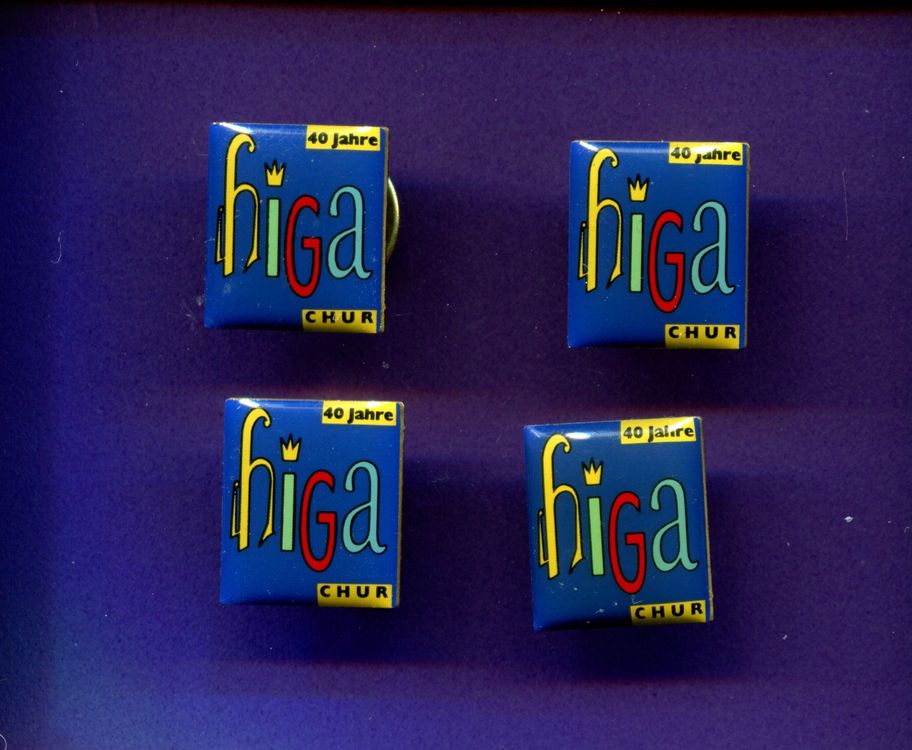 4 Pins higa Chur 40 Jahre | Kaufen auf Ricardo