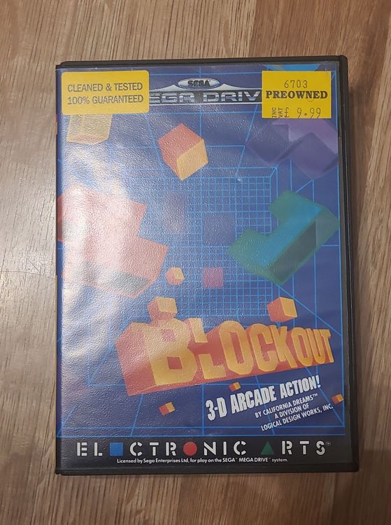 Sega Mega Drive Spiel Blockout OVP (Gebraucht) in Arisdorf für CHF 20 – nur Abholung auf Ricardo ...