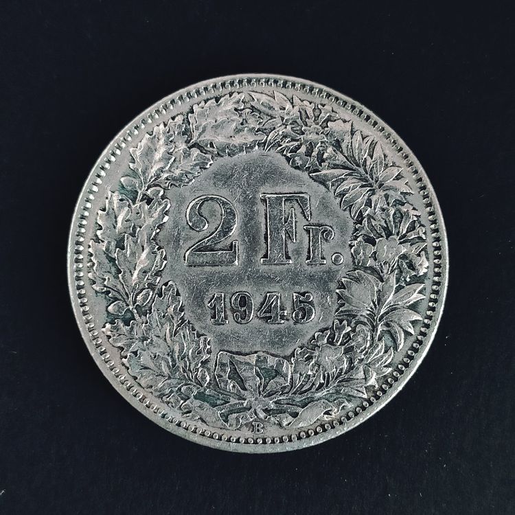 2 Franken Silbermünze 1945 | Kaufen auf Ricardo