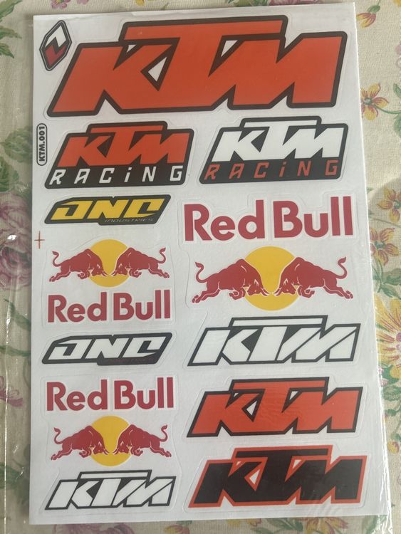 Stickers KTM Red Bull (Neu und originalverpackt) in Thierrens für CHF ...