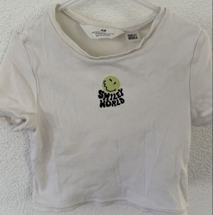 H&M Smiley World T-Shirt, Gr. 134/140, Top Zustand! (Neu (gemäss ...