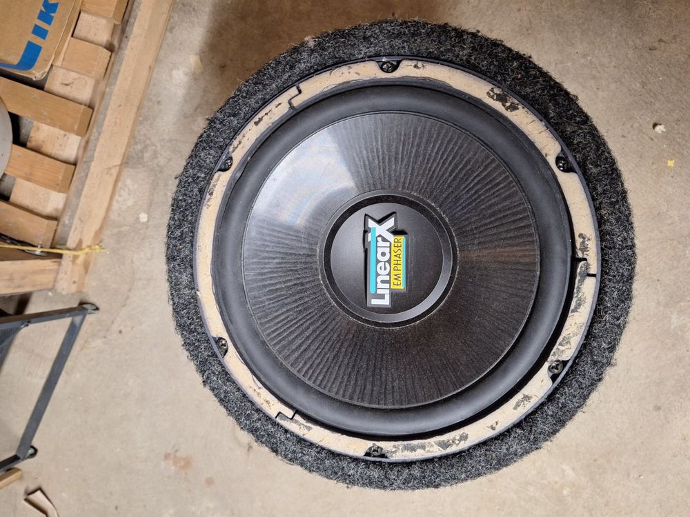 LinearX EMPHASER Subwoofer Röhre - Auto Bass 10 zoll (Gebraucht) in ...