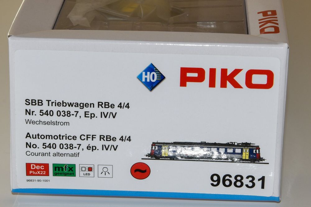 Piko 96831 SBB RBe 540 038-7 AC digital in NPZ-Lackierung | Kaufen auf ...