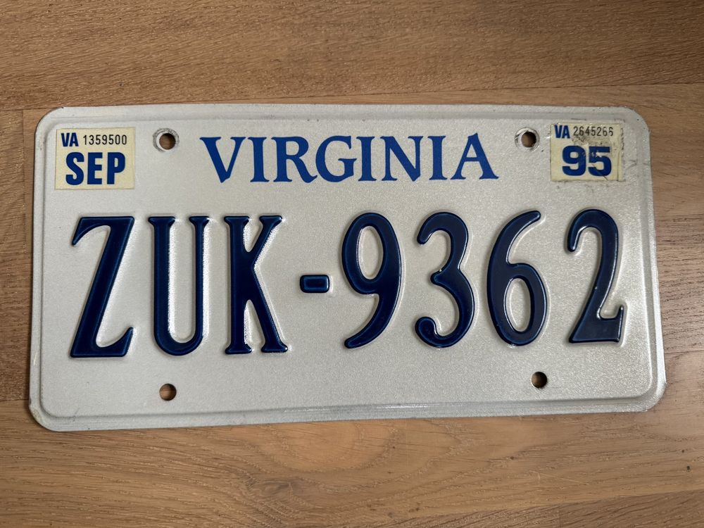 Autokennzeichen Nummerschild Virginia USA | Kaufen auf Ricardo