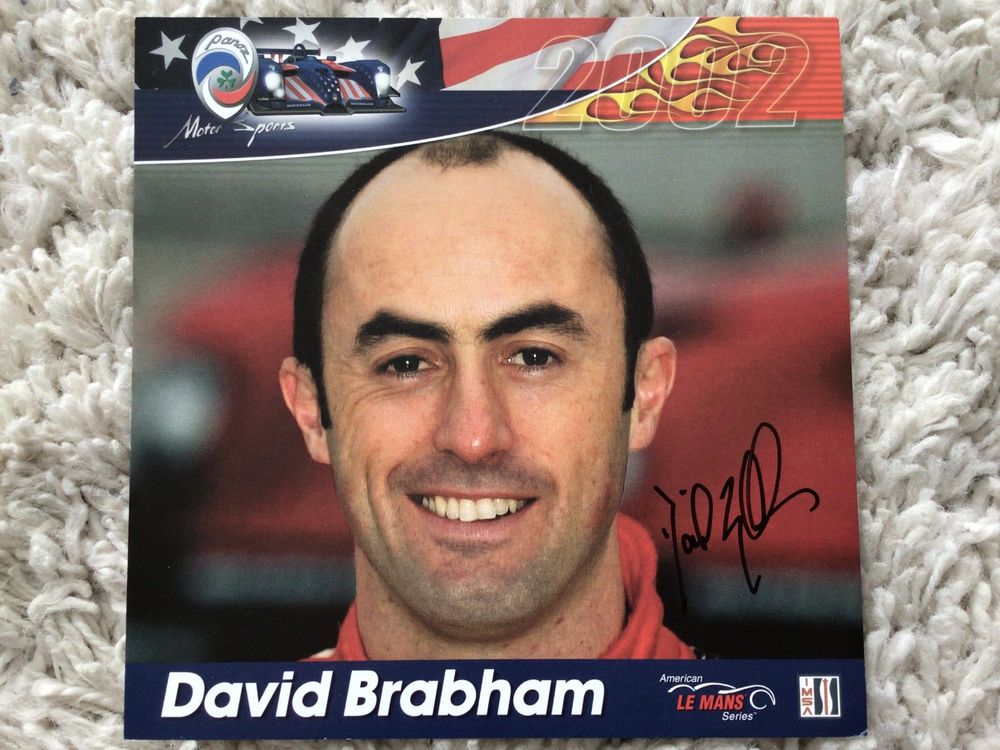 David Brabham original Autogramm Panoz Motor Sports (Gebraucht) in ...