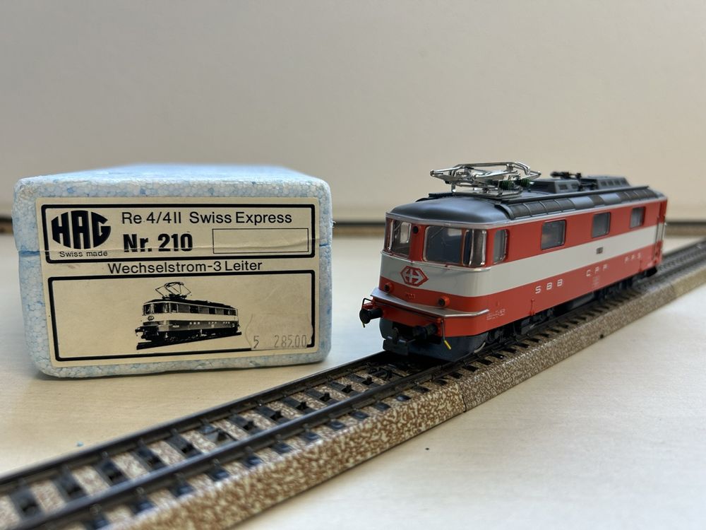 HAG 210 E-Lok Re 4/4 II SBB H0 WS | Acheter sur Ricardo