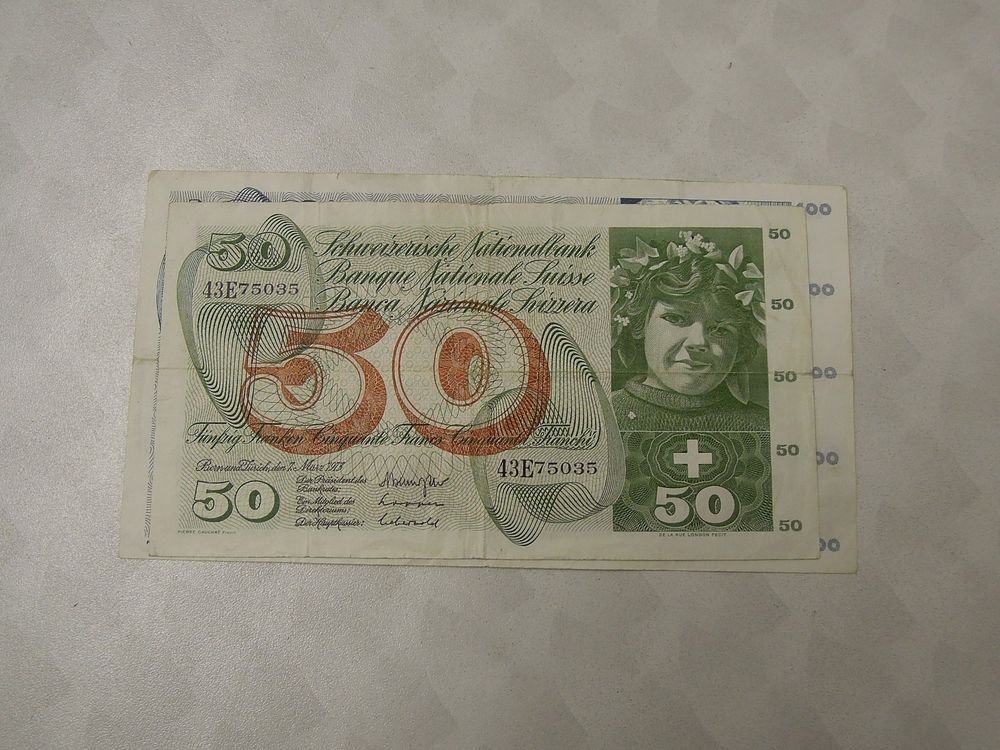 CH Banknoten 5-100 Franken gut Erhalten Bilder anschauen (Gebraucht) in ...