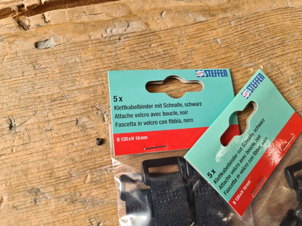 Posten Klett Kabelbinder mit Schnalle 120x16mm NEU ab 1.-Fr (Neu (gemäss Beschreibung)) in ...