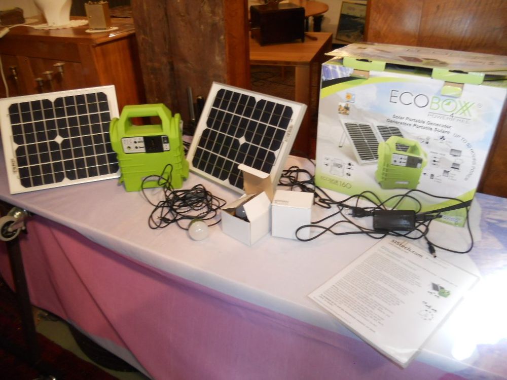 Solar Portable Generator Eco Boxx 160 Power 4 free, + Panel | Kaufen ...