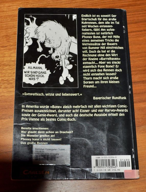 Jeff Smith: Bone - Das grosse Rennen (Carlsen Band 4) (Gebraucht) in ...