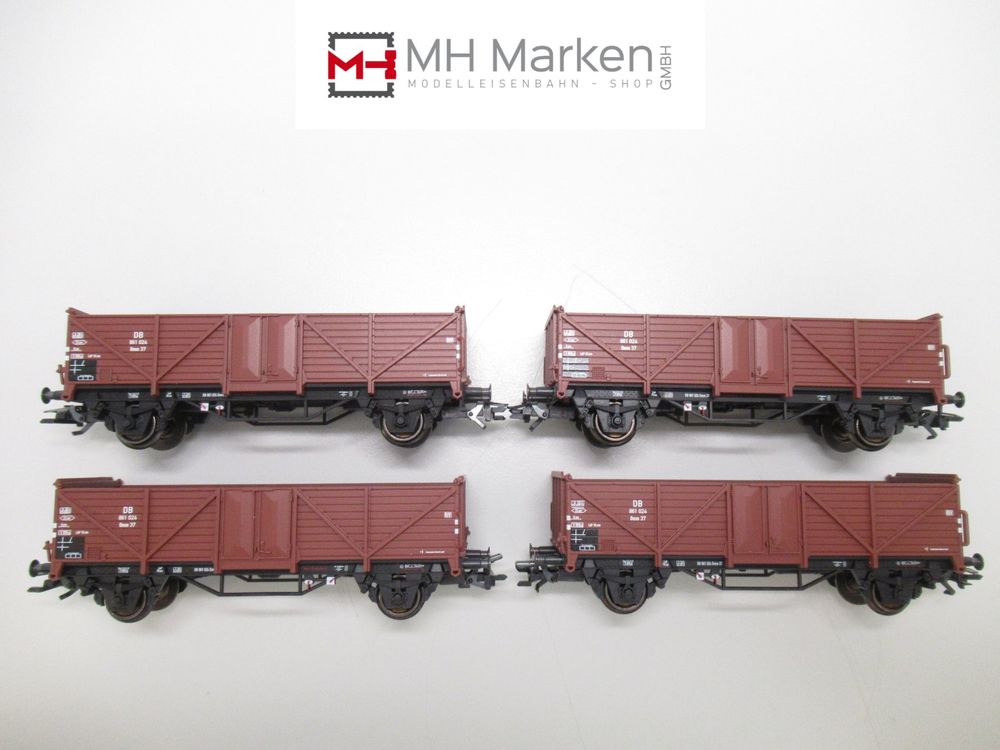 Märklin 4 x 46059 DB Güterwagen mit Schrottladung AC H0 (Gebraucht) in ...
