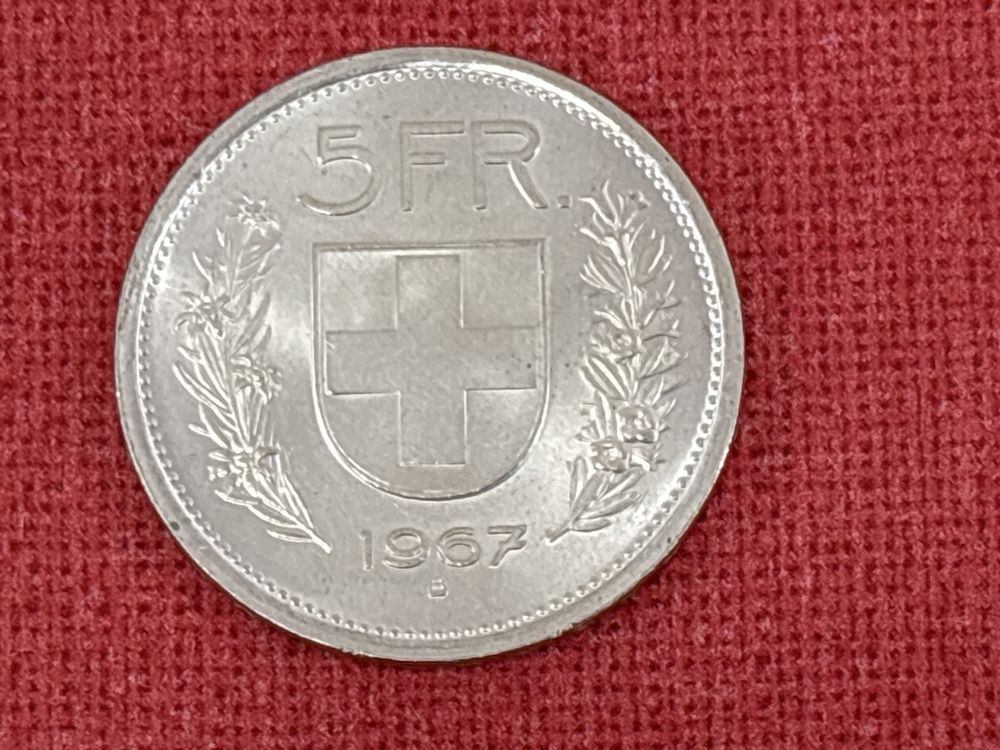 5 Franken 1967 Silber UNZ TOP (Neu und originalverpackt) in Ormalingen für CHF 12.95 – mit ...