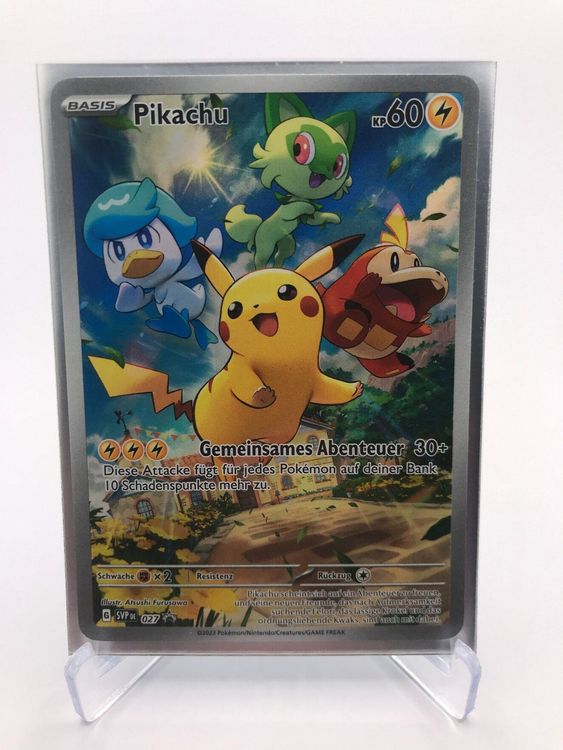 Scarlet & Violet Promos - Pikachu (SVP 27) - Deutsch (Neu (gemäss ...