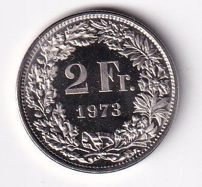 Schweiz 2 Franken 1973 fast unz (Gebraucht) in Neuchâtel für CHF 3 – mit Lieferung auf Ricardo ...