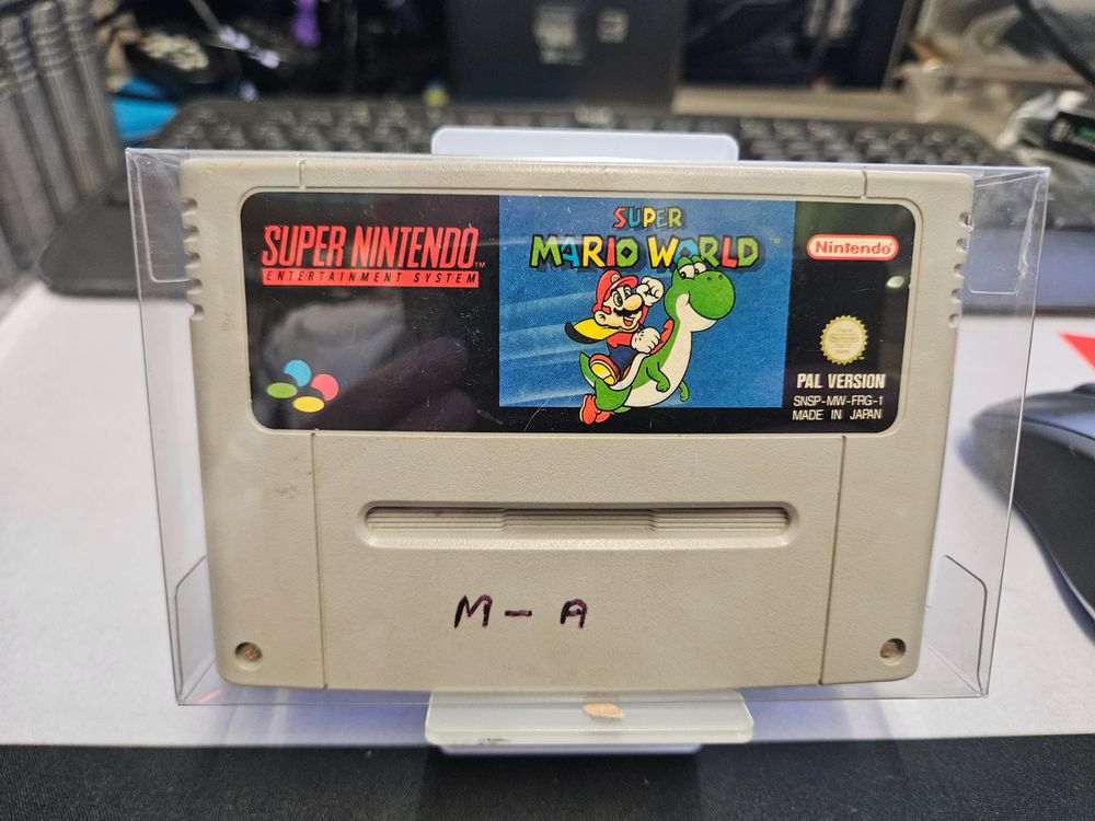 Super Mario World - SNES Spiel - Top Zustand - Selten (Gebraucht) in ...