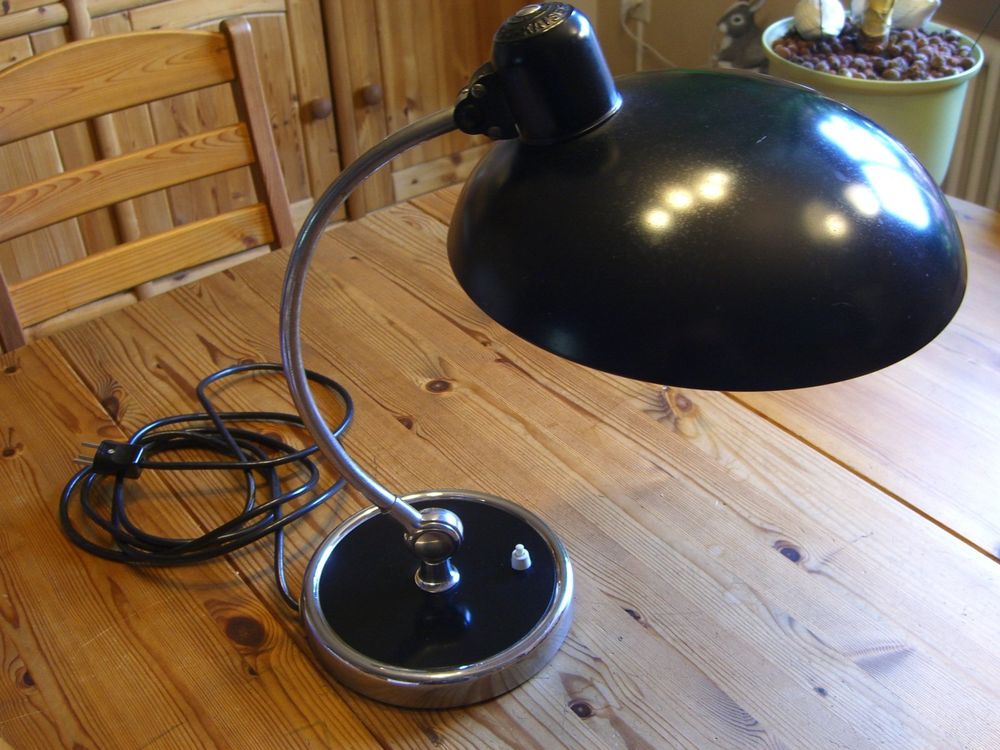 Original Kaiser Idell Tischleuchte Präsident 6631schwarz alt (Gebraucht ...