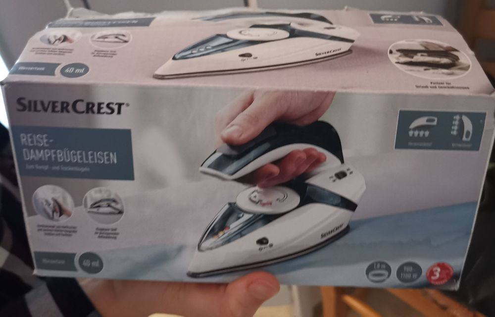 Neuwertiges SilverCrest Reise-Dampfbügeleisen zu verkaufen (Neu (gemäss Beschreibung)) in ...