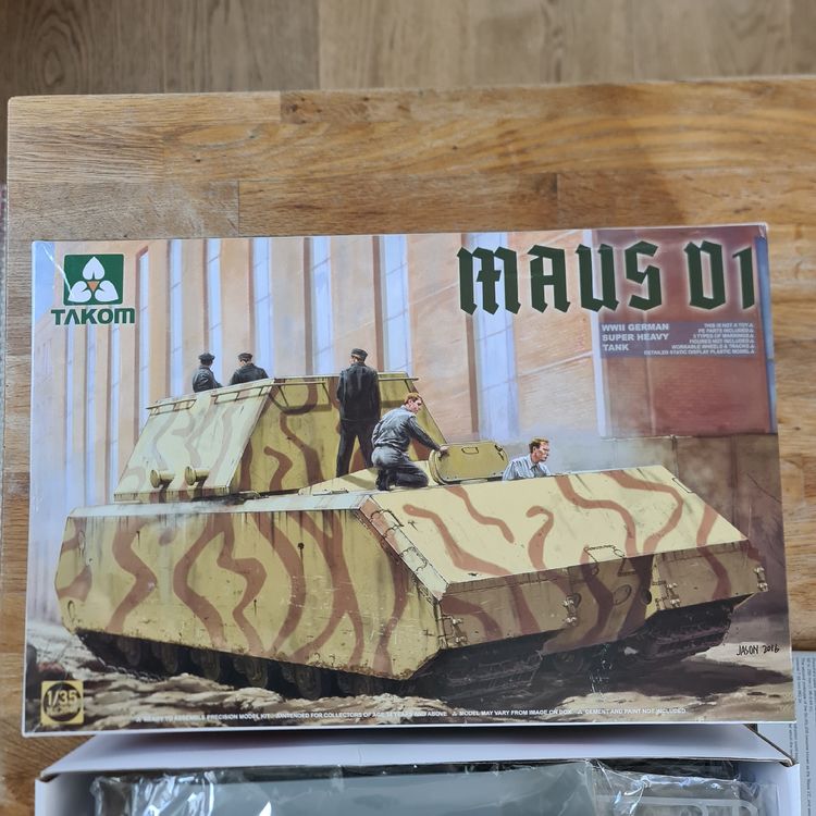 Takom Maus 01 Modellbau Panzer 1:35 neuwertig (Gebraucht) in Wald ZH ...