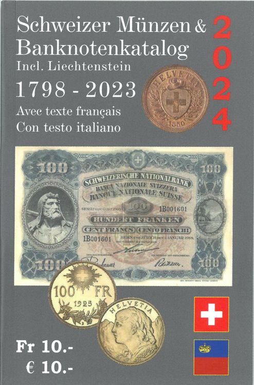 Schweizer Münzen & Banknotenkatalog 2024 (Neu und originalverpackt) in Martigny für CHF 10 – mit ...