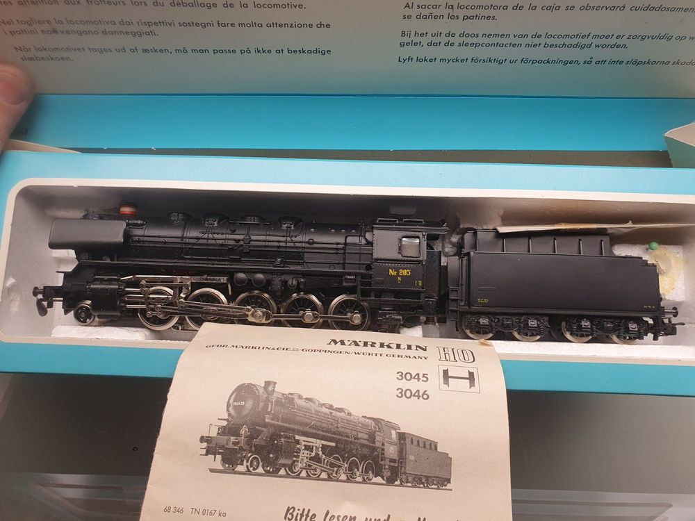 MÄRKLIN: DÄNISCHE DAMPFLOK 205 3045 OVP (Neu und originalverpackt) in ...