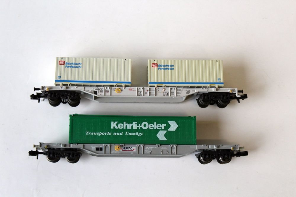 FLEISCHMANN / MINITRIX - 2 Stück Containerwagen | Kaufen auf Ricardo