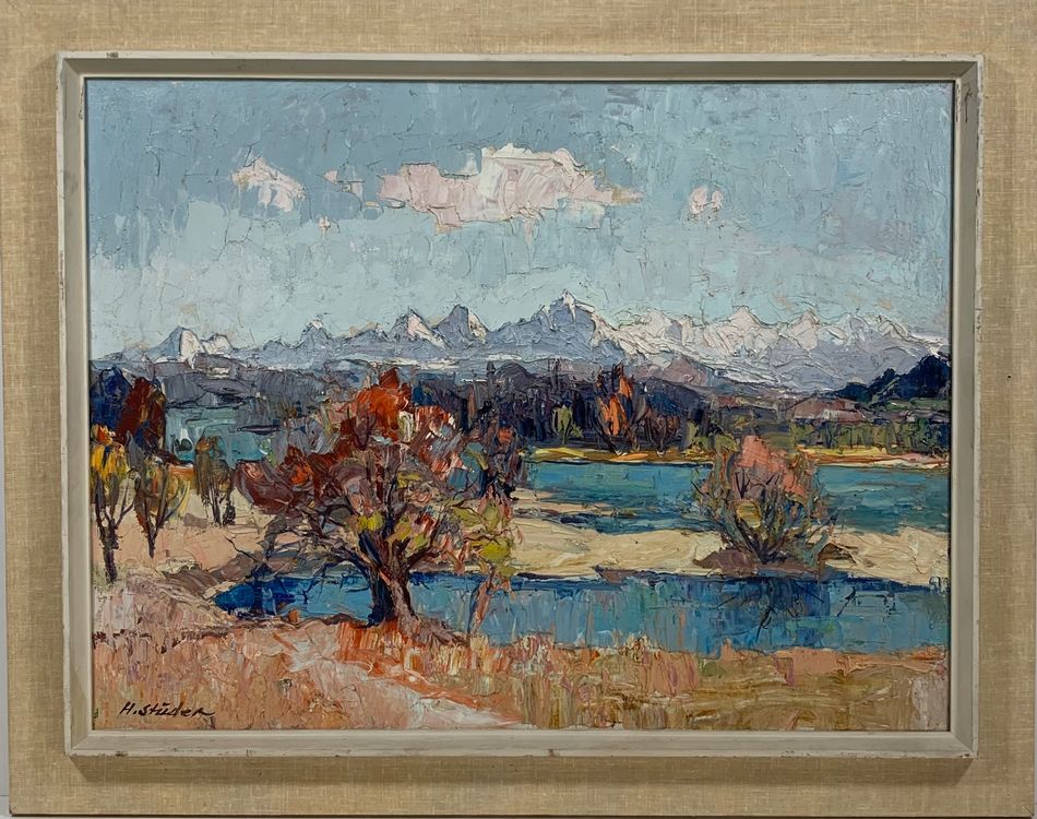 Walter Emil Müller (1896-1983) Berglandschaft Gemälde | Kaufen auf Ricardo