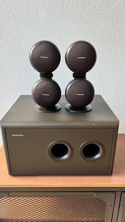 Technics SB-W200 & SB-F200 Satellite/Subwoofer 2.1 System (Gebraucht ...