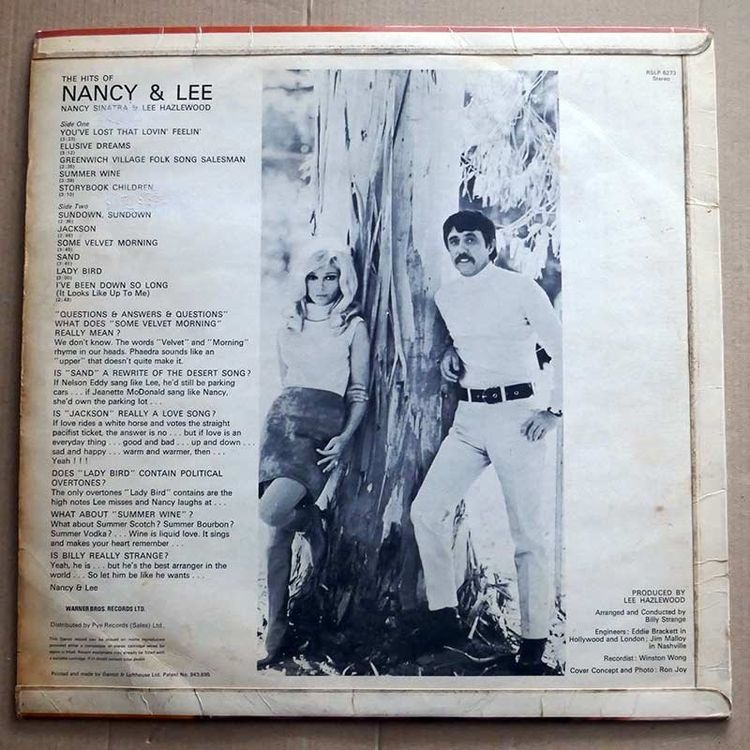 Nancy Sinatra & Lee Hazlewood - Nancy & Lee - UK 1968 (Gebraucht) in ...