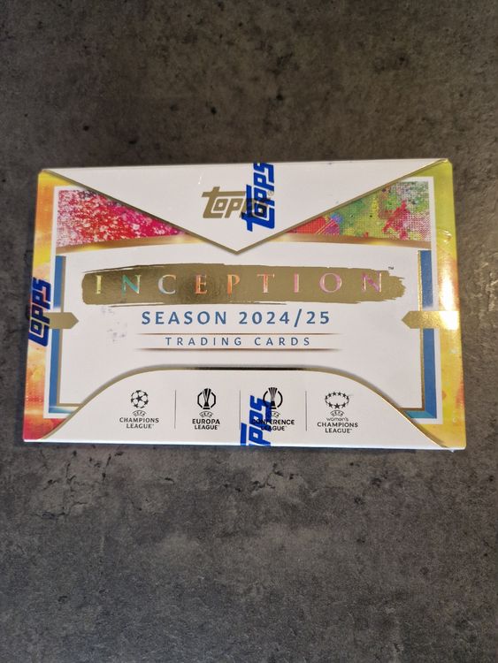 Topps Inception Hobby Box UCC 2024 2025 (Neu und originalverpackt) in ...