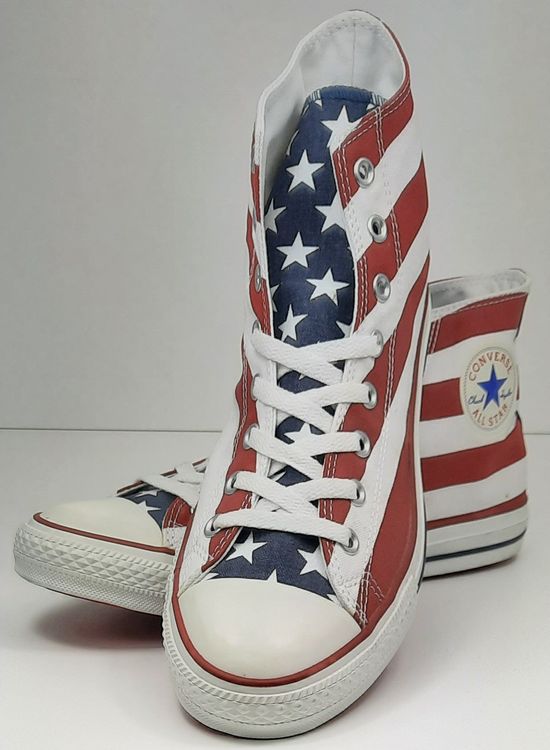 CONVERSE Chuck Taylor All-Star Hi Stars & Stripes Gr. 45 (Neu (gemäss ...