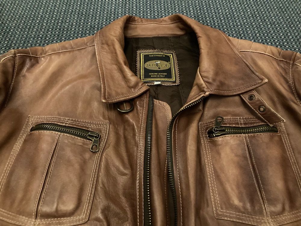 Douglas Vintage Genuine Leather Jacket Gr. 52 (Gebraucht) in ...