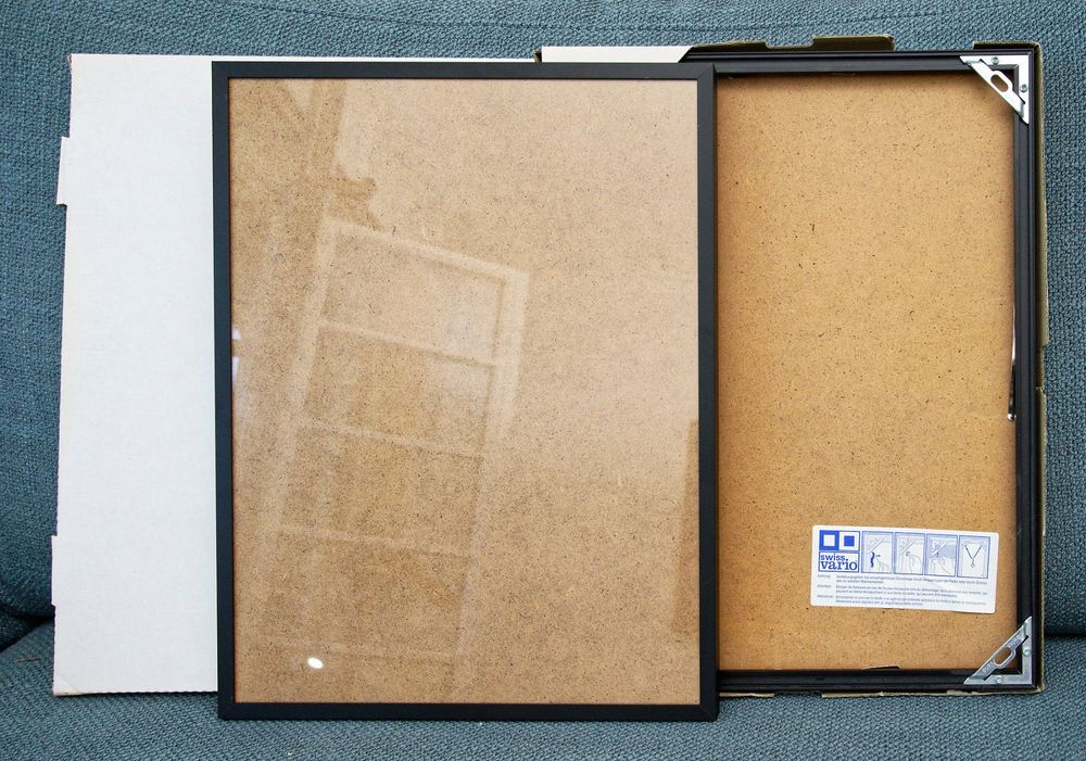 3 Alu Bilder-Wechselrahmen mit Passepartout 30 x 40 cm (Gebraucht) in ...