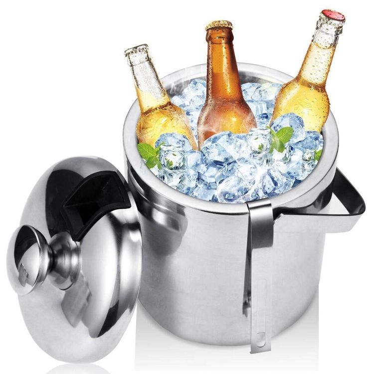 Edelstahl Eiskühler Eiseimer mit Deckel… | Kaufen auf Ricardo