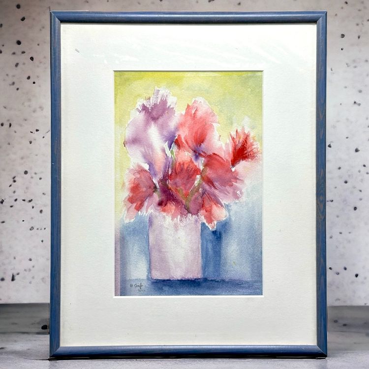 Manfred GRÄF (1928-2013) aquarelle Nature morte signée (Gebraucht) in Morges für CHF 20 – mit ...