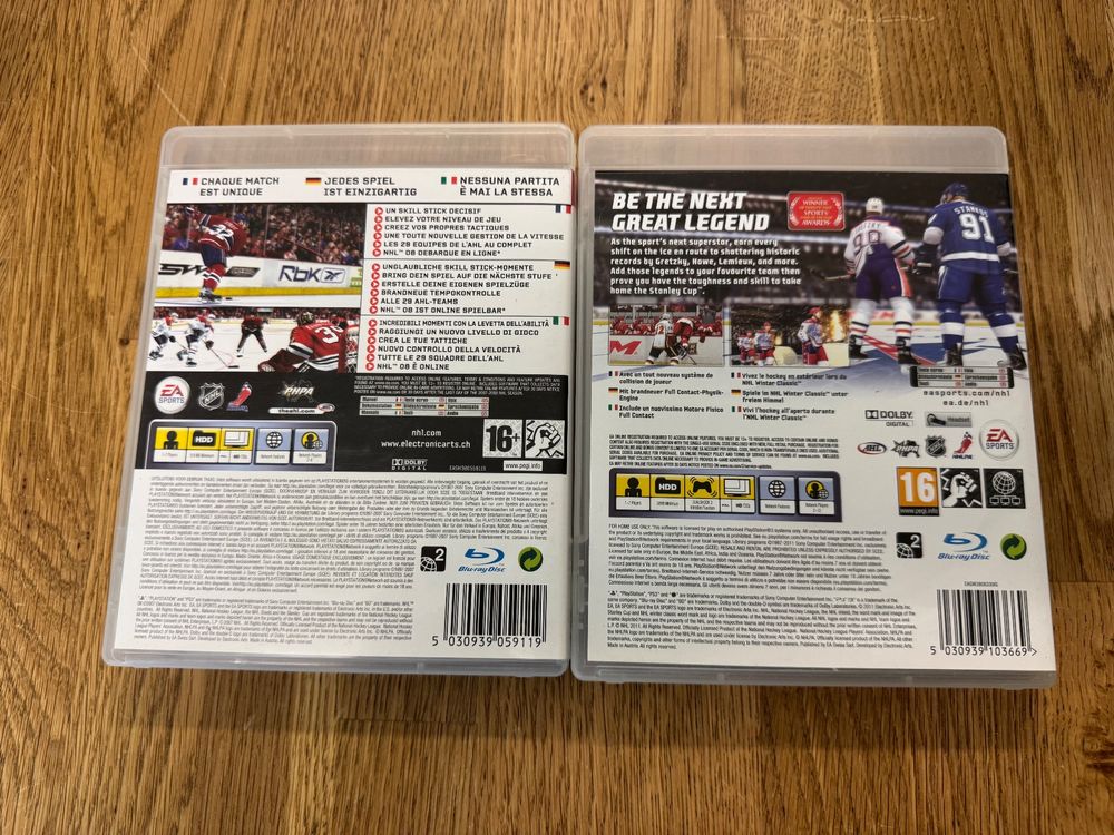 PS3 NHL Paket – NHL 08 & NHL 12 (Gebraucht) in Niederwil SO für CHF 1 ...