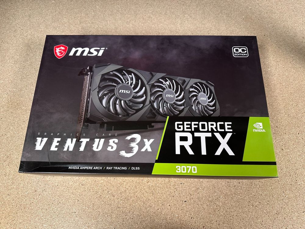 MSI RTX 3070 Ventus 3X OC 8GB NON LHR | Kaufen auf Ricardo