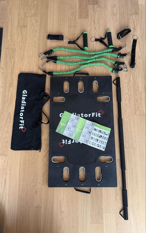 GladiatorFit Kit Bodybuilding mit Brett Körpergewichtsübunge (Neu ...