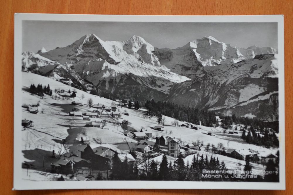 AK Beatenberg mit Eiger Mönch Jungfrau (Gebraucht) in Beinwil am See für CHF 8 – mit Lieferung ...