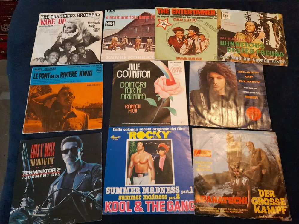 7" Singles sammlung Filmmusik | Kaufen auf Ricardo