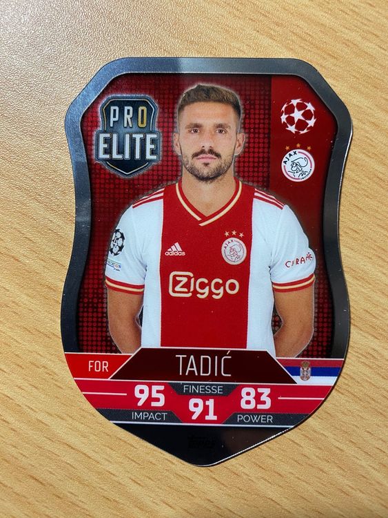 topps Pro Elite Schild Dusan Tadic AFC Ajax | Kaufen auf Ricardo