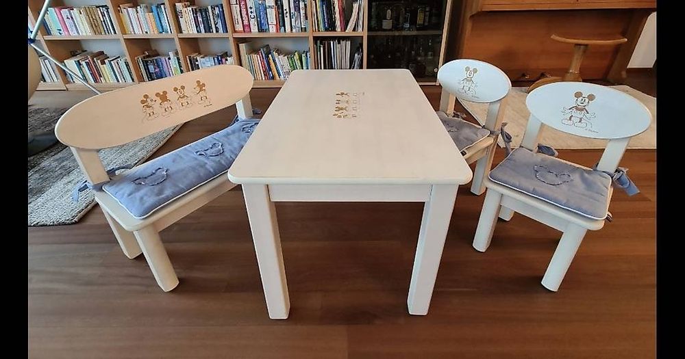 Kinder-Sitzgarnitur mit Micky-Maus-Motiv (Marlip SMALLWORLD) (Gebraucht ...